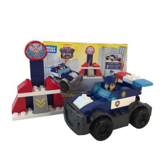 Mega Bloks | Toys | Mega Bloks Paw Patrol Chase City Police Cruiser ...